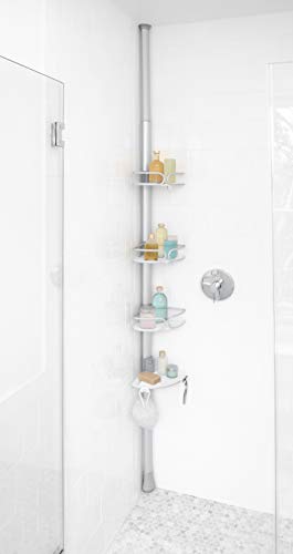 OXO Good Grips Quik-Extend Aluminum Pole Shower Caddy