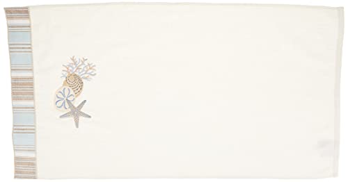 Avanti Linens By The Sea Hand Towel, White,10972WHT