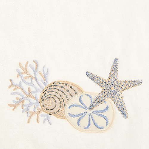 Avanti Linens By The Sea Hand Towel, White,10972WHT