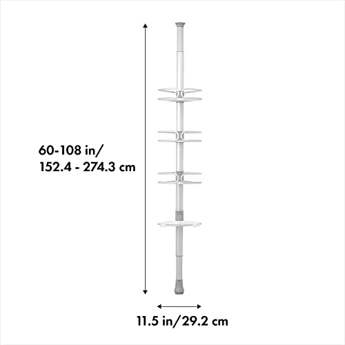 OXO Good Grips Quik-Extend Aluminum Pole Shower Caddy