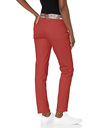 JAG Jeans Women's Carter Mid Rise Girlfriend Jeans-Legacy, Redwood, 2