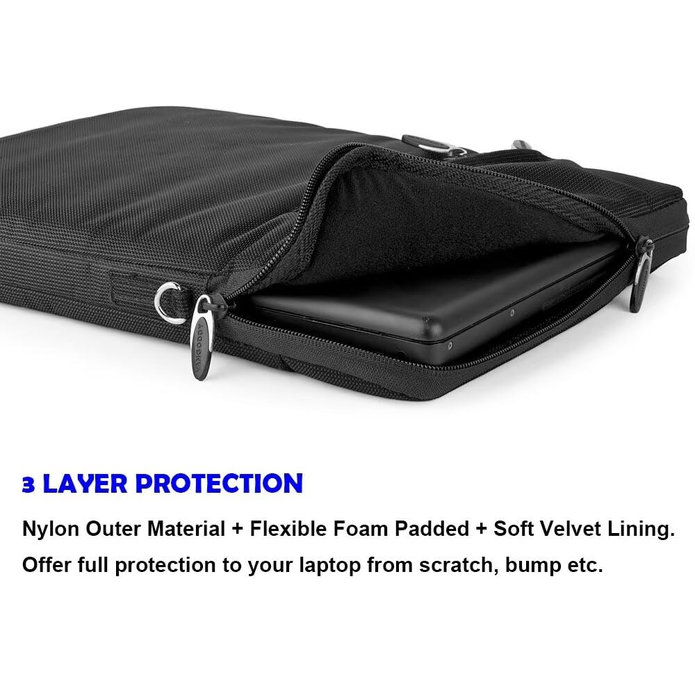 13.3 14 in Laptop Sleeve Shoulder Bag for Dell for Inspiron 14 Plus 7440 7441, Chromebook 11 3120 3110, for LG Gram 13 14