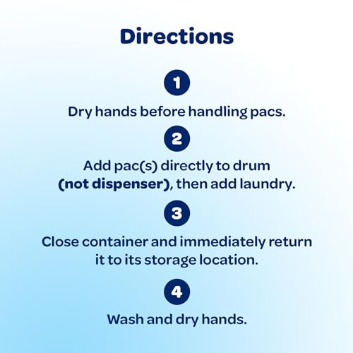 all Laundry Detergent Pacs, Mighty Pacs with OXI Stain Removers and Whiteners, Free Clear, Unscented and Dye Free, 56 Count