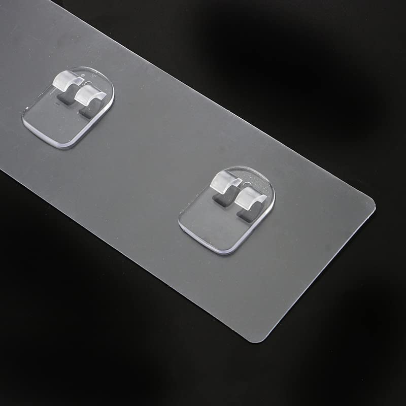GDFYMI Shower Caddy Adhesive Sticker for Replacement, Nail Free Transparent Adhesive Hook Strip for Bathroom Storage Shelves and Kitchen Racks (2 Pack)