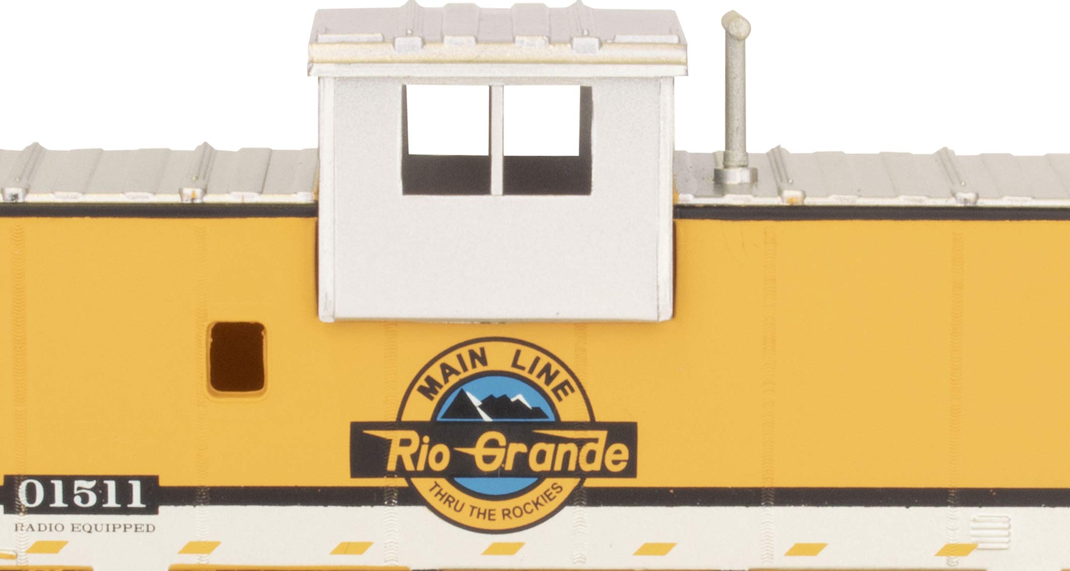 Bachmann Trains - 36' Wide-Vision Caboose - Rio Grande #1511 - HO Scale (17706)