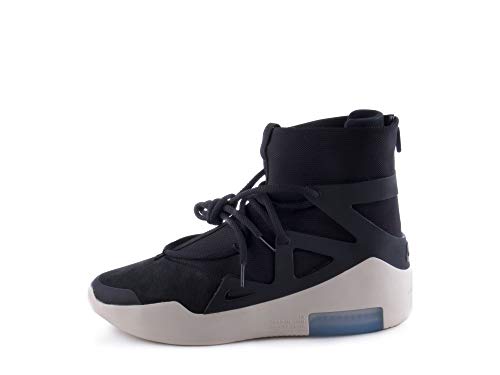 Nike Mens Air Fear of God 1 Black/Black Suede Size 8.5