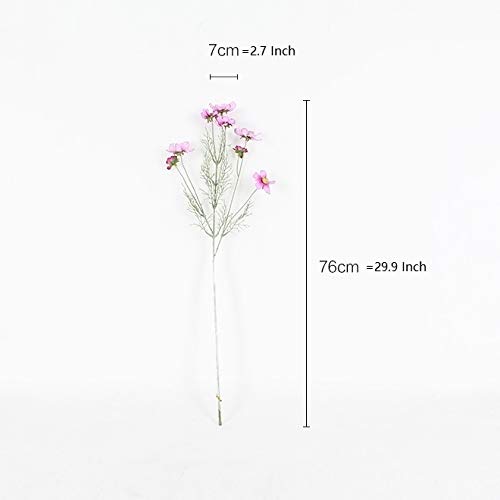 Gentille G Home Collection Artificial Purple Cosmos Stem 30" Tall (Purple, 1)
