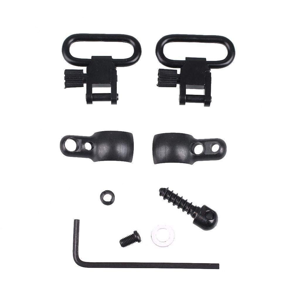 LEJUNJIE Split with 1" QD 115 Sling Rotator Lever Action Rifle Strap Mounting Kit for Winchester Marlin Mossberg