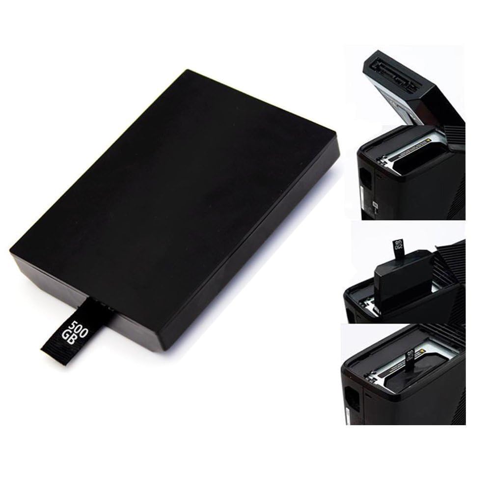HWAYO 500GB 500G Internal HDD Hard Drive Disk Disc for Xbox360 Xbox 360 S Slim Games