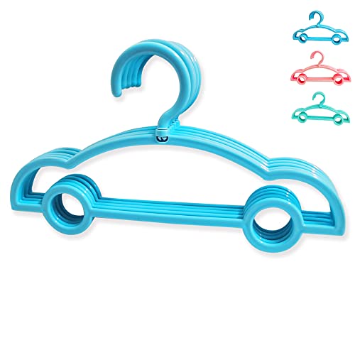 MZlatieo Kids Hangers Plastic 20 Pack, Non Slip Baby Hangers, Childrenβs Hangers for Closet (Blue)