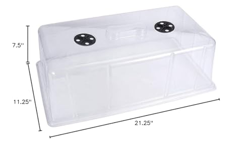 2 Sets 32 Cell Seed Starter Tray Plant Kit Extra Strength Starting Trays for Planting Seedlings, Propagation, Germination Plugs Seedling Planting Insert Plug Tray 2 of Each Cell Tray