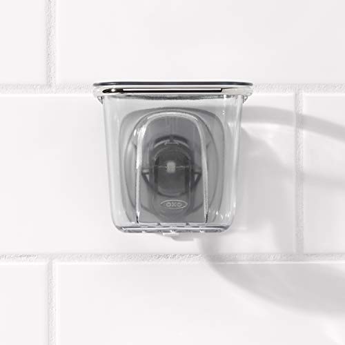 OXO Good Grips StrongHold Suction Multipurpose Shower Accessory Cup,Clear,