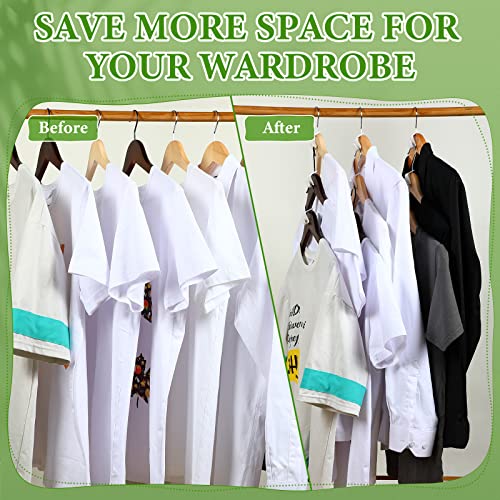 Clothes Hanger Connector Hooks Plastic Hanger Extender Clips White Clothes Hanger Connector Hooks Closet Hangers Heavy Duty Space Saving Cascading Connection Hooks for Clothes Closet (1000 Pieces)