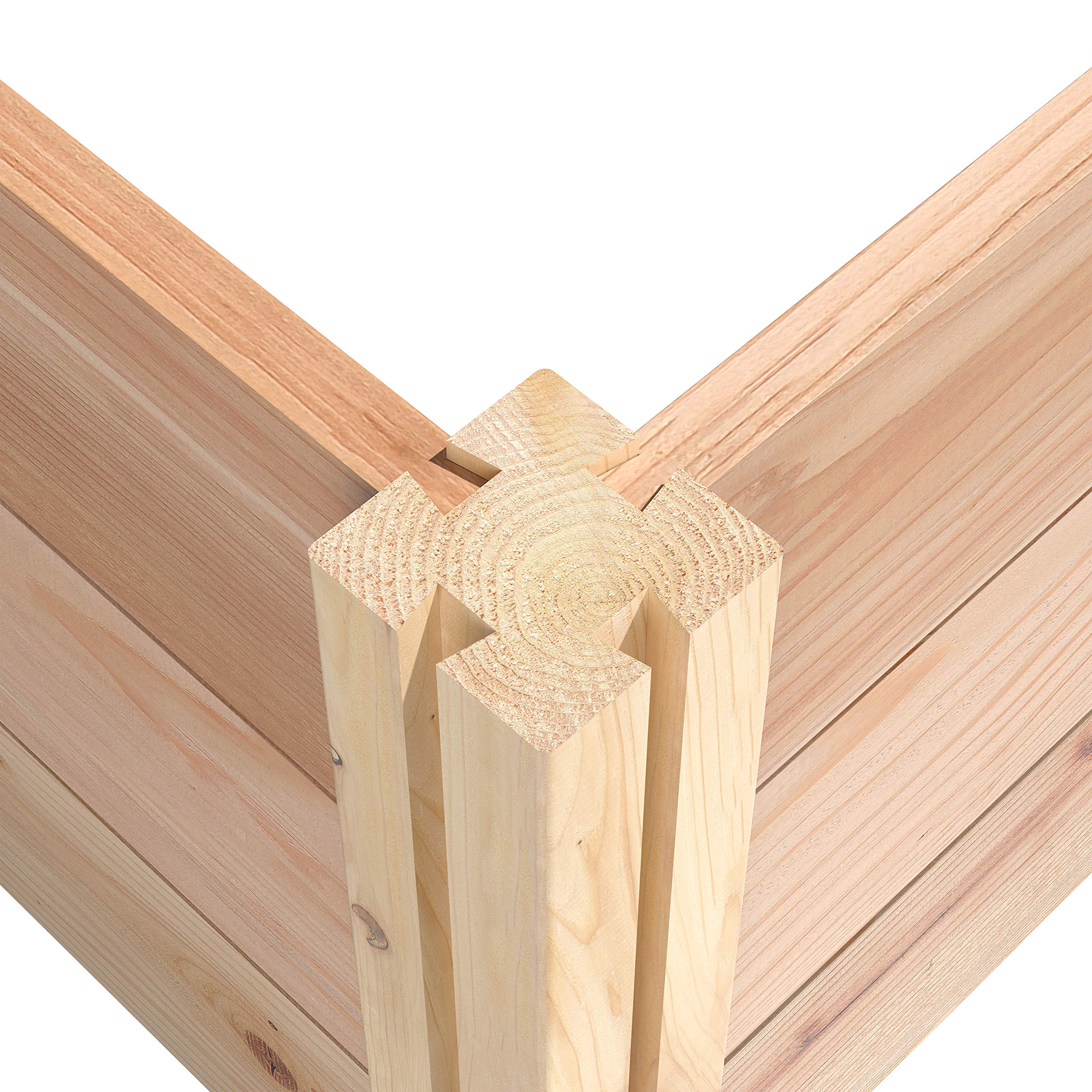 Greenes Fence Miracle-GRO Cedar Raised Garden Bed, 16" x 48" x 16.5" - Made in USA with North American Cedar