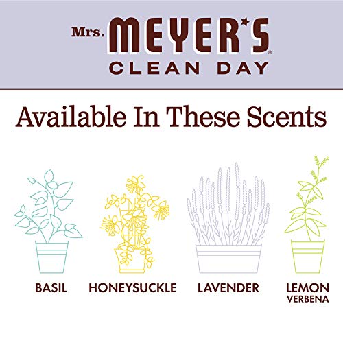 MRS. MEYER'S CLEAN DAY Exfoliating Body Scrub, Sugar Scrub that Leaves Skin Feeling Hydrated & Fresh, Made with Essential Oils, Lavender, 8 oz