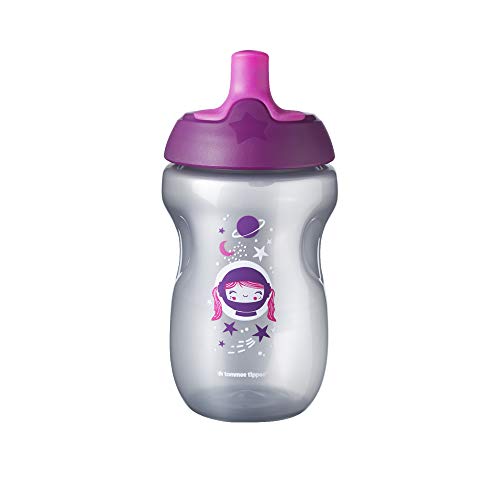 Tommee Tippee Sportee Toddler Sports Sippy Cup Spill-Proof, BPA-Free β 12+ months, 10oz, 3 Count