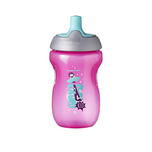 Tommee Tippee Sportee Toddler Sports Sippy Cup Spill-Proof, BPA-Free β 12+ months, 10oz, 3 Count