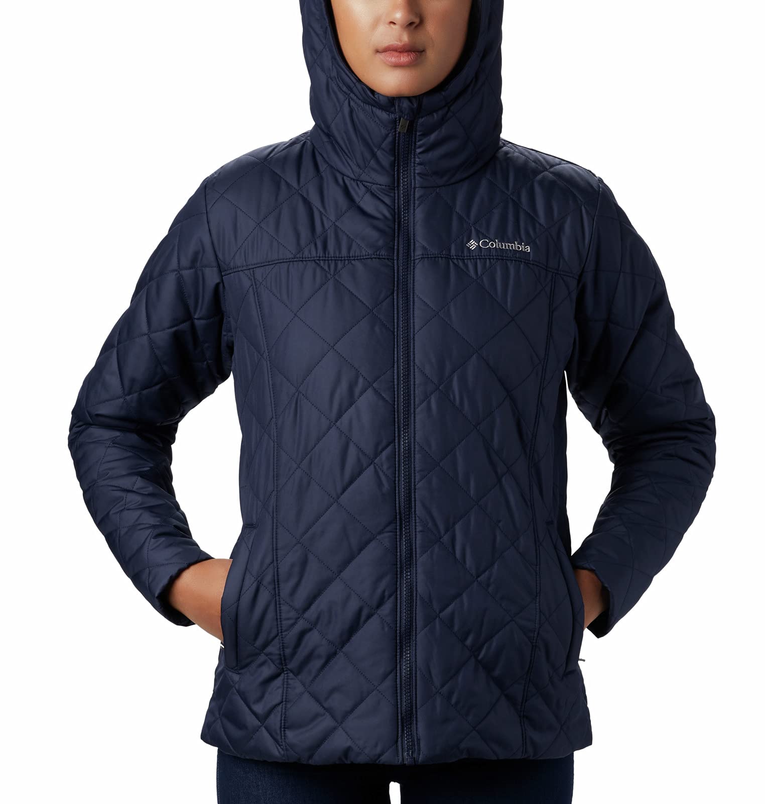Columbia Women's Copper Crest Hooded Jacket, Dark Nocturnal, Medium