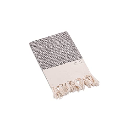 Emyyr Hand Towels for Bathroom - Kitchen - Set of 2 -0 Cotton - Pre Washed, Quick Dry, Soft, 17x37' - Decorative Hand Towel - Hand Towels for Bathroom Clearance, Bath, Face, Tea Towels 01 (Grey1)