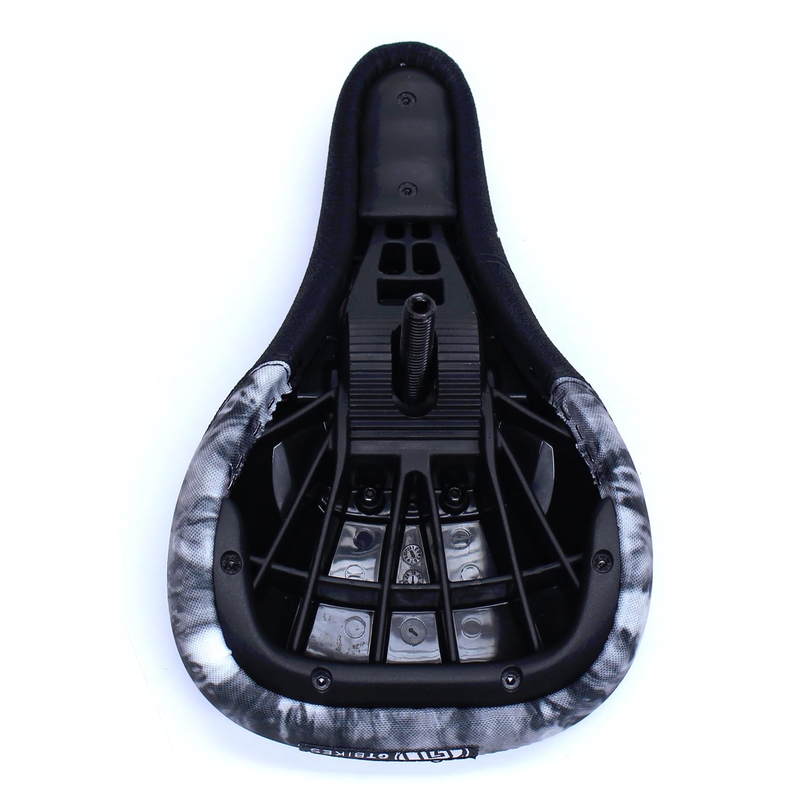 GT Bicycles 2019 Pivotal BMX Bicycle Saddle - Black/White - GP7107U24OS