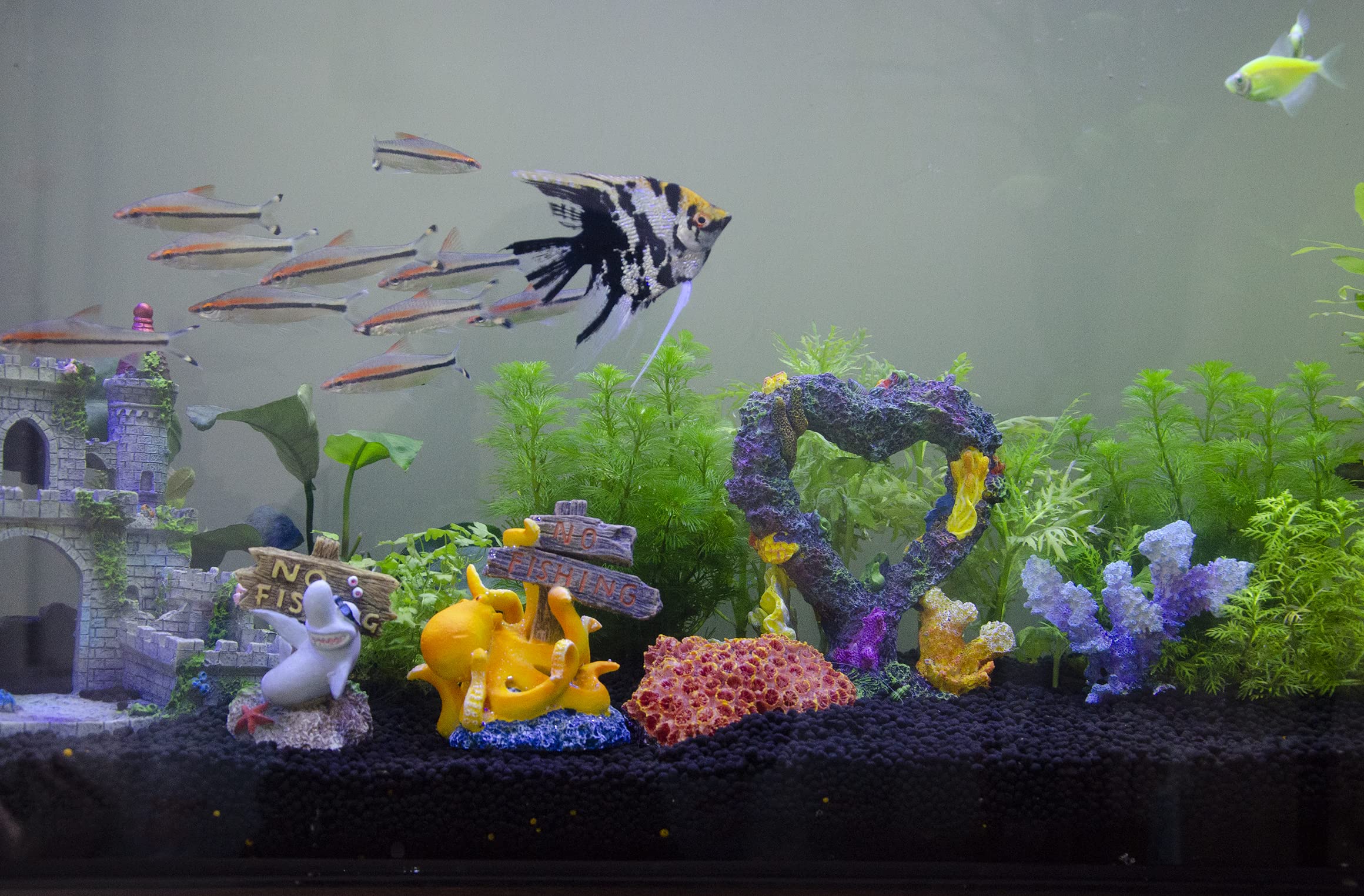 Siger Aquarium Ornaments Resin Coral Reef Aquarium Supplies for Theme Decorations Fish Tank Aquatic Plants Accessories