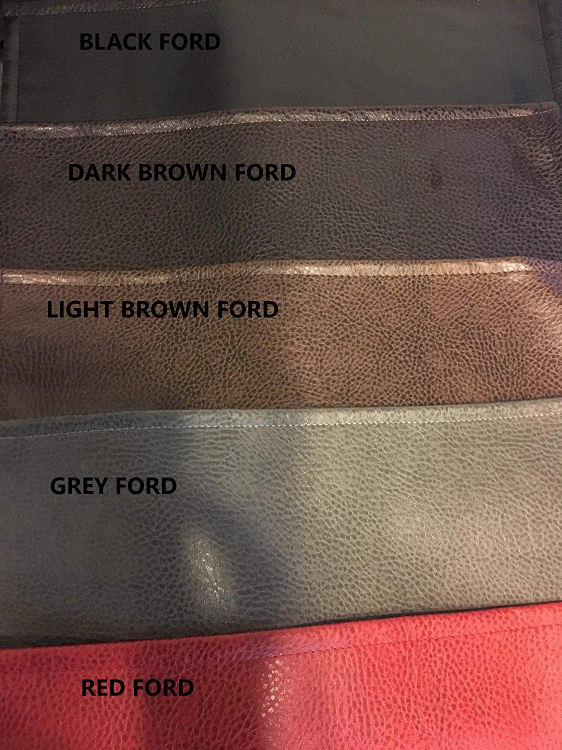 luvfabrics Furniture Protector, Recliner, Head Rest, Sofa, Love seat, Leather Protector, Computer Chair, Couch, Ford Faux Leather Vinyl, with Suede Backing (Dark Brown, 24X30 INCHES)