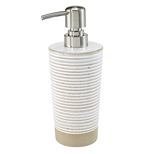 Avanti Linens - Soap Dispenser/Lotion Pump, Matte Textured Home Decor (Drift Collection)
