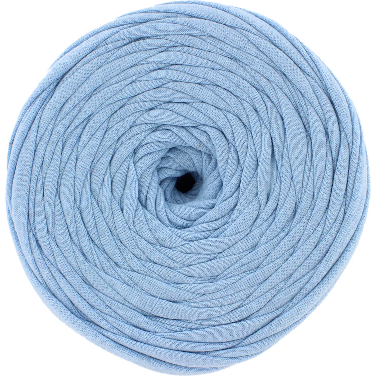 T-Shirt Yarn Cotton Fettuccini Zpagetti - Sewing Knitting Crochet T Shirt Yarn - 100 Meter - (Blue)