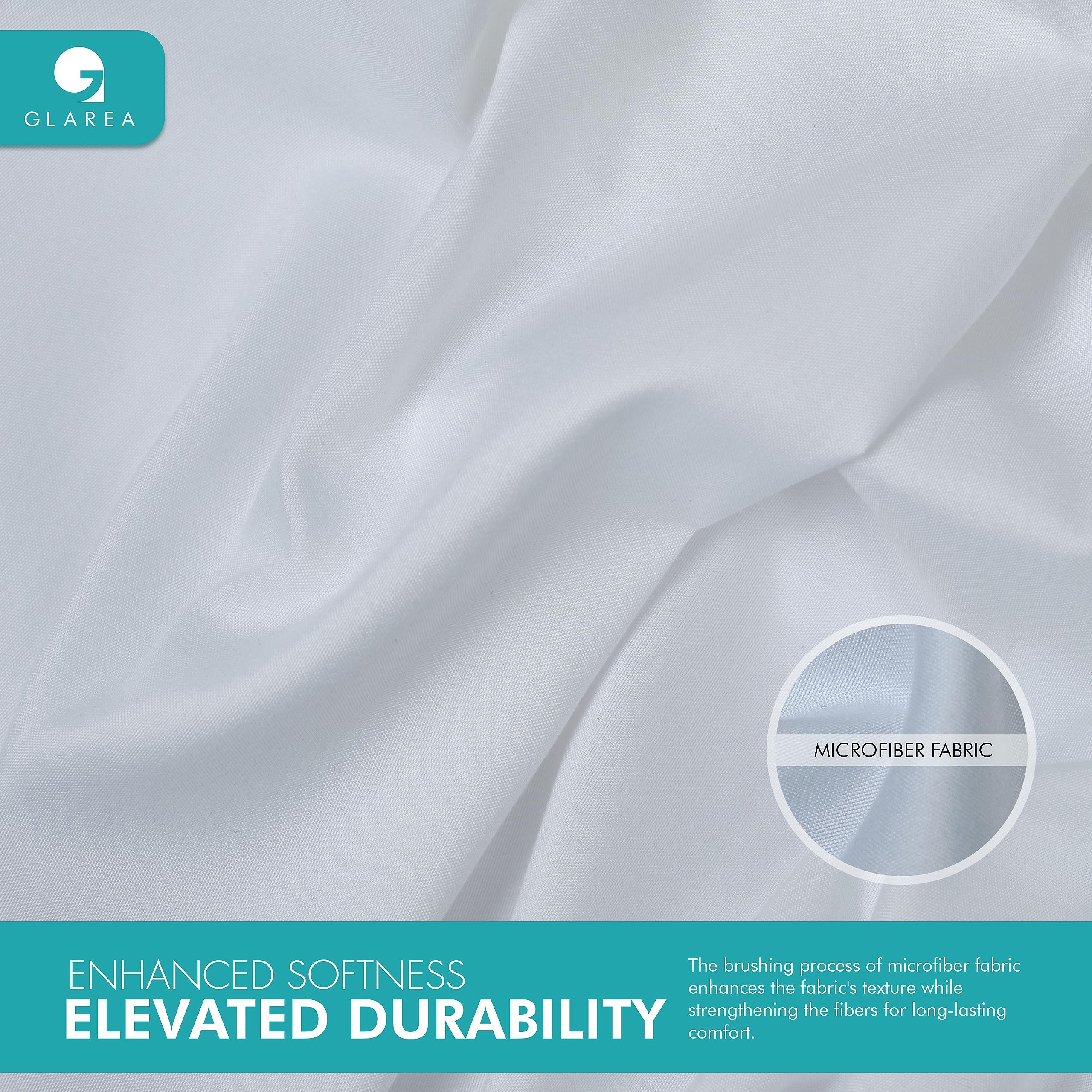 Pillow Cases Standard Size - Bulk 24 Pack White Pillow Cases Queen Size with Envelope Closure - Soft Microfiber Material for Comfortable Sleep, Sublimation and Air BnB Essentials
