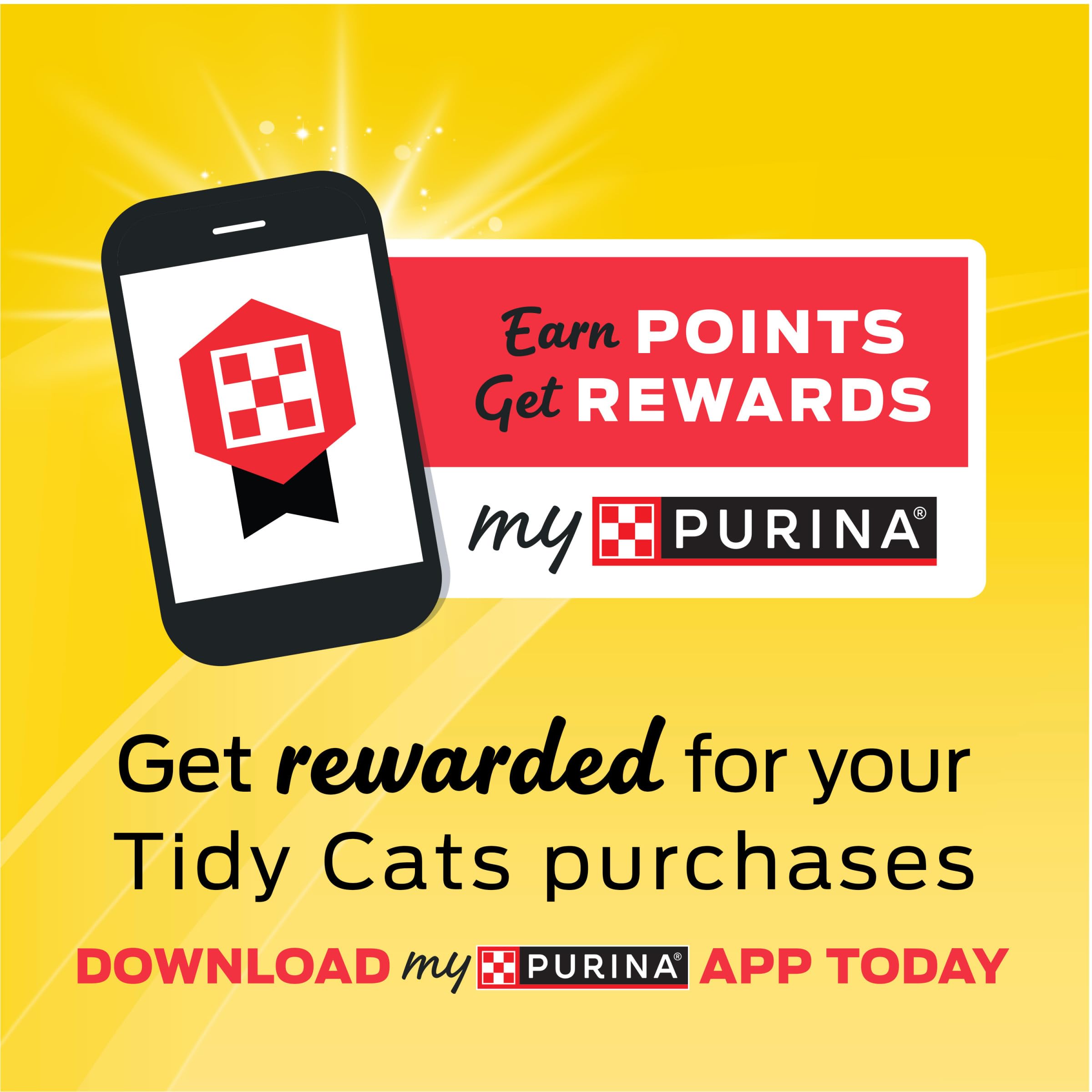 Purina Tidy Cats Clumping, Lightweight, Multi Cat Litter, Tidy Max Glade Clear Springs Formula - 17 lb. Box