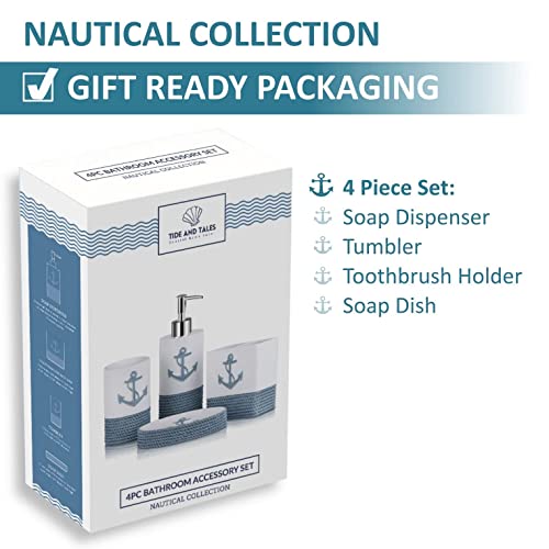 Nautical Wall Decor Set and Bathroom Accessories