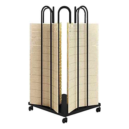 AIWFL 4 Side Storage Hanger Stacker Cart,Hanger Stacker with 4 Wheels,Clothes Hanger Storage Rack,4 in 1 Hanger Rack Stand for Shopping Mall,Specialty Store