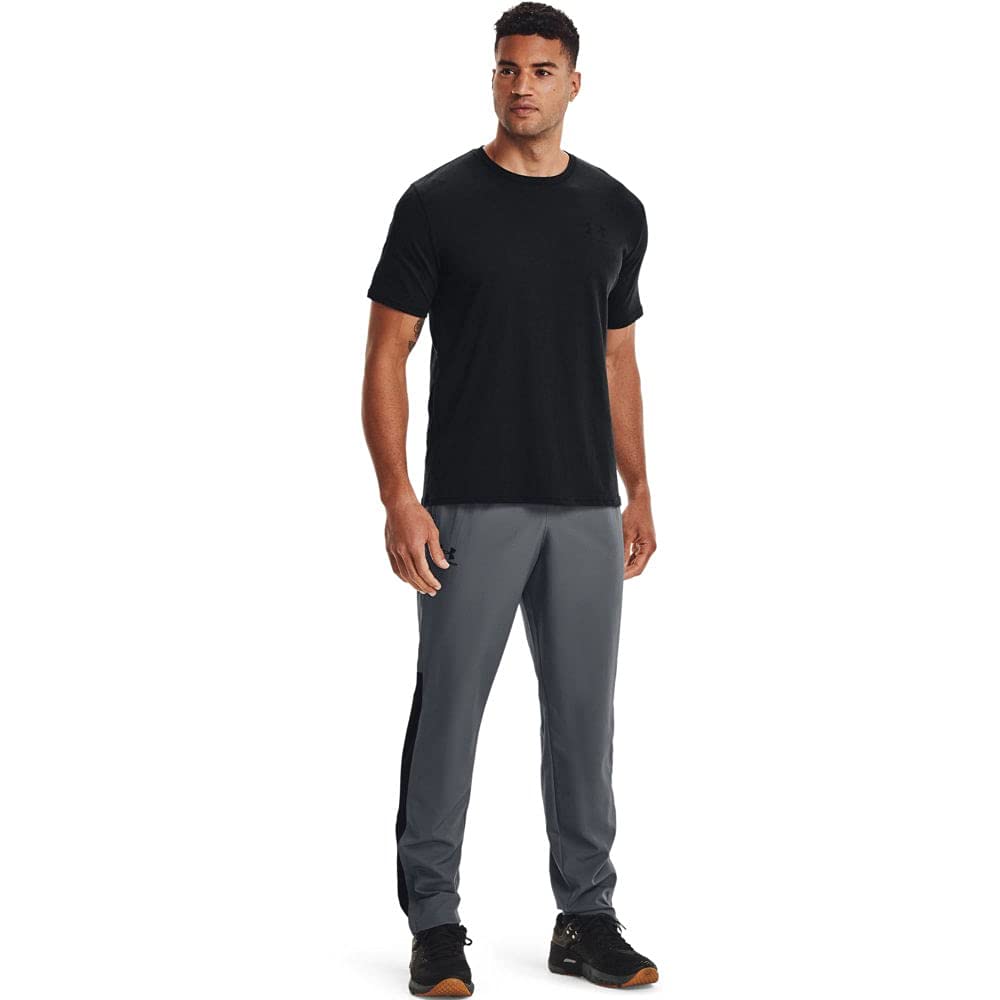 Under Armour Men's Woven Vital Workout Pants , Pitch Gray (012)/Black, X-Large