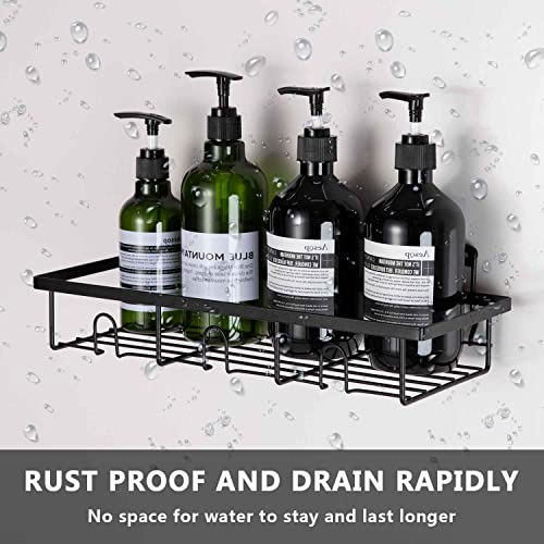 YAWSOUP 3-Pack Shower Caddy Shelf,Shower Storage Organizer ,Can be Non-Porous Adhesive, can be drilled, Suitable for Bathroom, Toilet, Shower, Kitchen