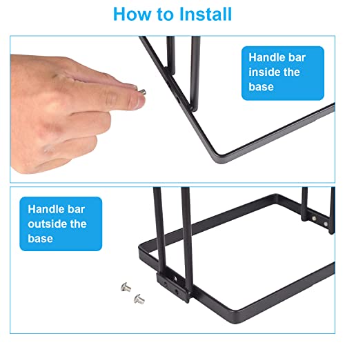 LMIP Hanger Storage Rack, Portable Hanger Storage Rack for Closet Laundry Room, Detachable Metal Stand Hanger Rack for Kids Adult Hanger, Black