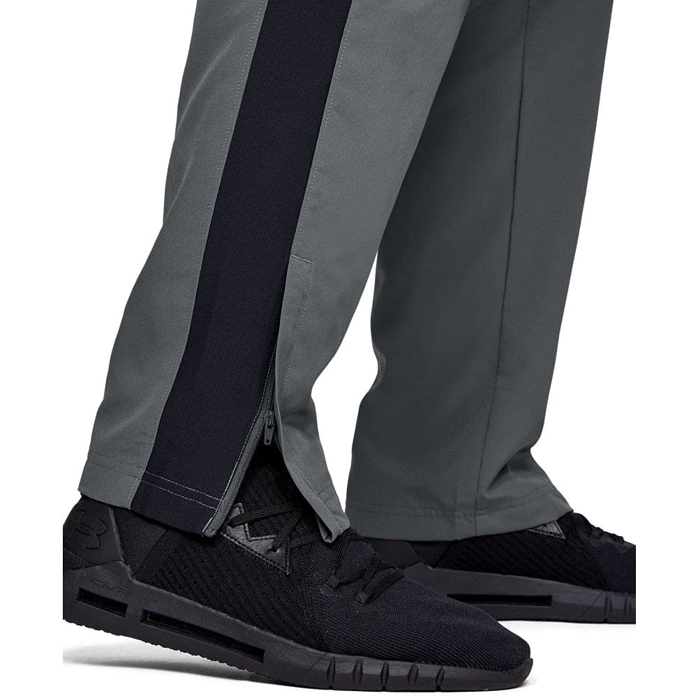 Under Armour Men's Woven Vital Workout Pants , Pitch Gray (012)/Black, X-Large