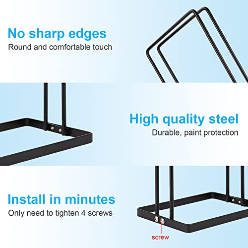 LMIP Hanger Storage Rack, Portable Hanger Storage Rack for Closet Laundry Room, Detachable Metal Stand Hanger Rack for Kids Adult Hanger, Black