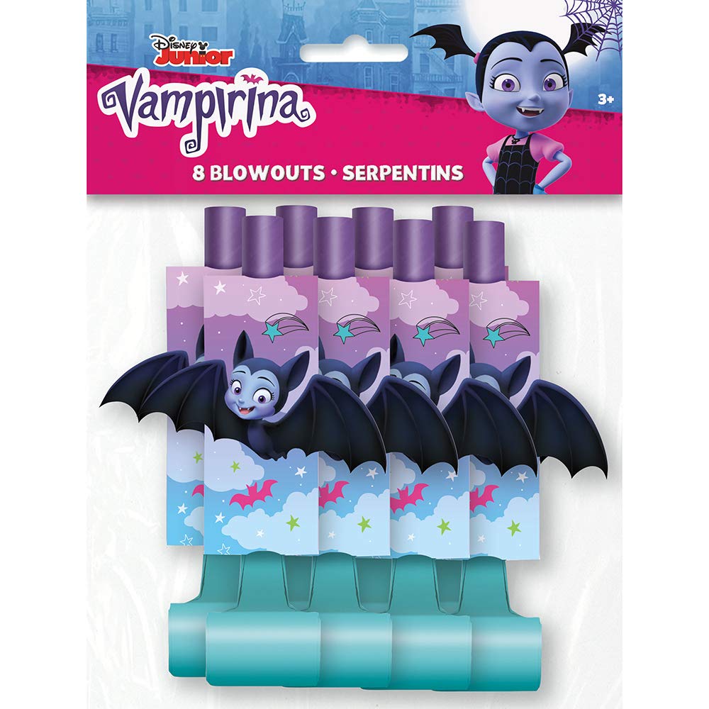 Disney Vampirina Party Blowouts | 5" x 3" | 8 Pcs