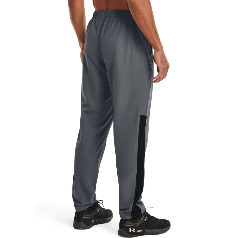 Under Armour Men's Woven Vital Workout Pants , Pitch Gray (012)/Black, X-Large