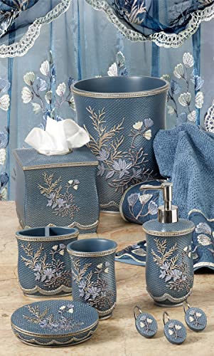 Popular Bath Capri, Tissue Box, Slate Blue