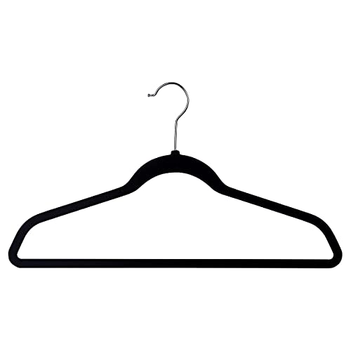 space saving Non Slip Hangers Black