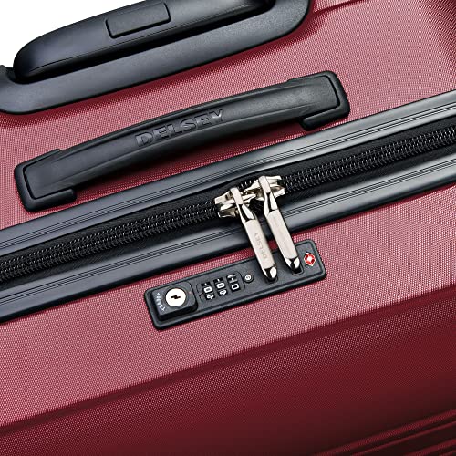 Delsey Adults-Unisex's Hand Luggage, Red, cabine XS (55 cm-43 L) New