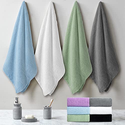 Dark Gray Hand Towels Set 2 Pack-16βx31β,Ultra Soft Microfibers Bathroom Towel Set Highly Absorbent Quick Dry Luxury Premium Towel Lightweight Durable Hand Towel Collection for Hotel Spa Gym Kitchen