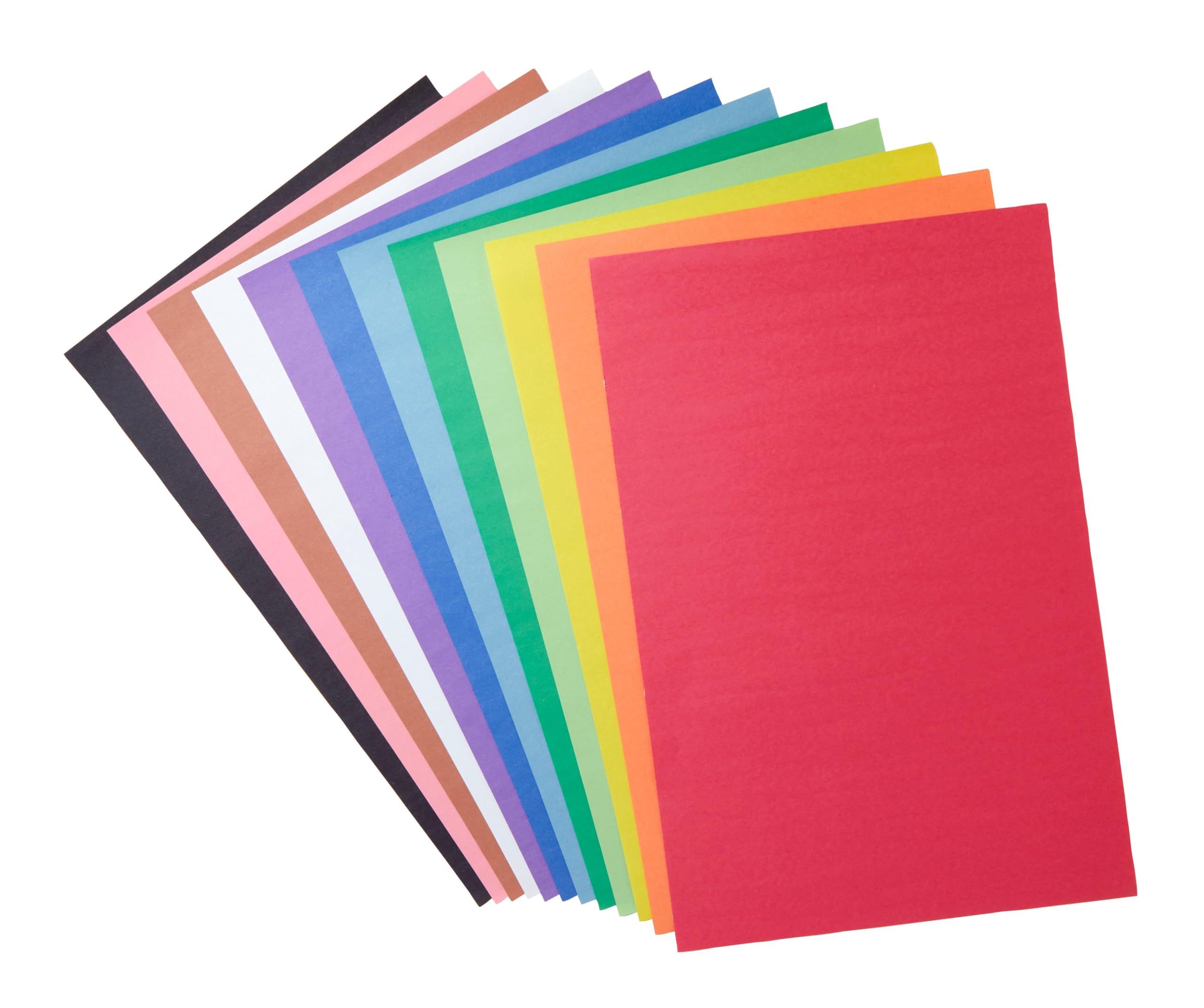 Crayola Giant Construction Paper Pad 18"X12"-48 Sheets W/Stencil
