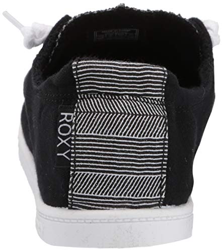 Roxy Women's Bayshore Slip ON Shoe Sneaker, Black/Anthracite 20, 11