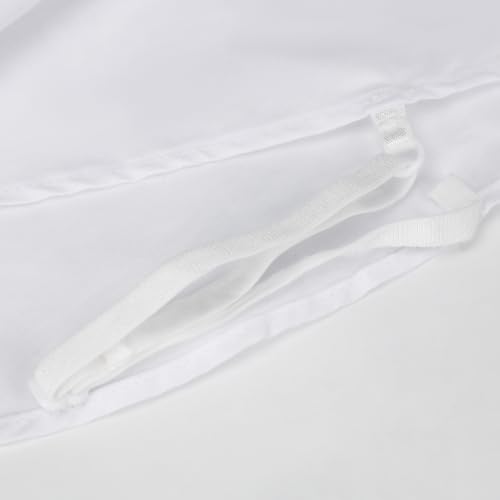 Fake Collar Detachable Dickey Collar Blouse Half Shirts Peter Pan Faux False Collar for Women & Girls Favors, White