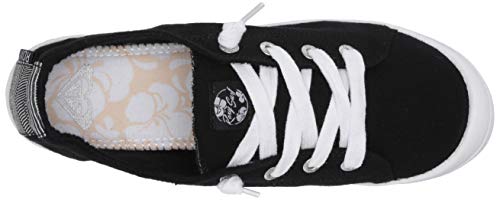 Roxy Women's Bayshore Slip ON Shoe Sneaker, Black/Anthracite 20, 11