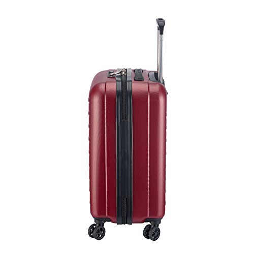Delsey Adults-Unisex's Hand Luggage, Red, cabine XS (55 cm-43 L) New