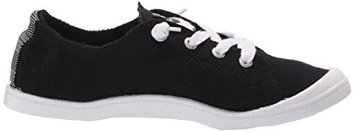 Roxy Women's Bayshore Slip ON Shoe Sneaker, Black/Anthracite 20, 11