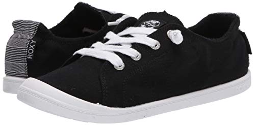Roxy Women's Bayshore Slip ON Shoe Sneaker, Black/Anthracite 20, 11